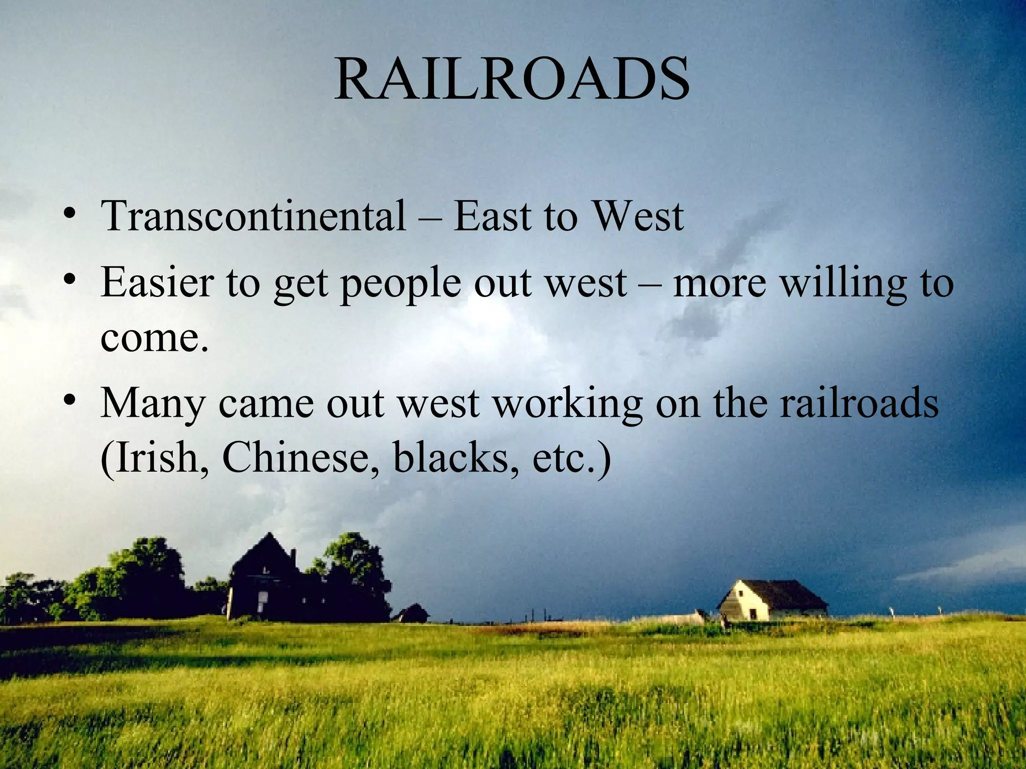 Closing The Western Frontier | PPT