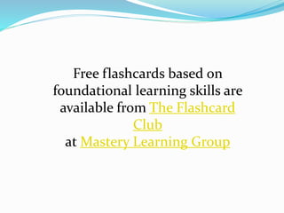 Mastery Learning | PPTX