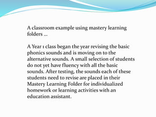 Mastery Learning | PPTX