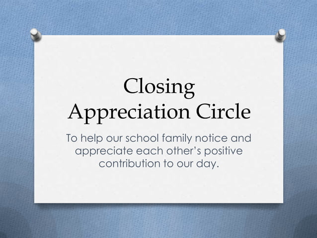 Closing circle | PPT