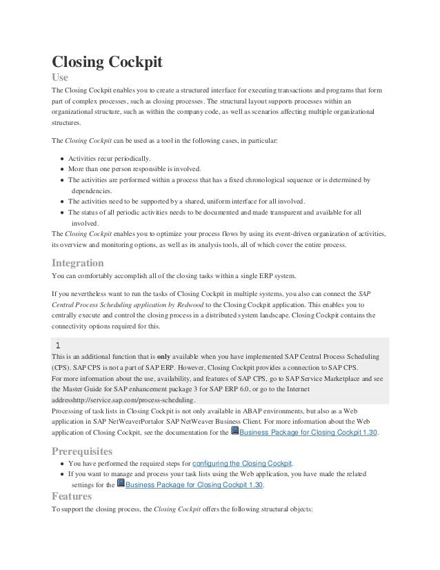 Closing cockpit v 1.3