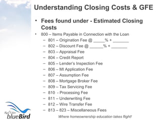 A Guide To Closing Costs & GFE | PPT