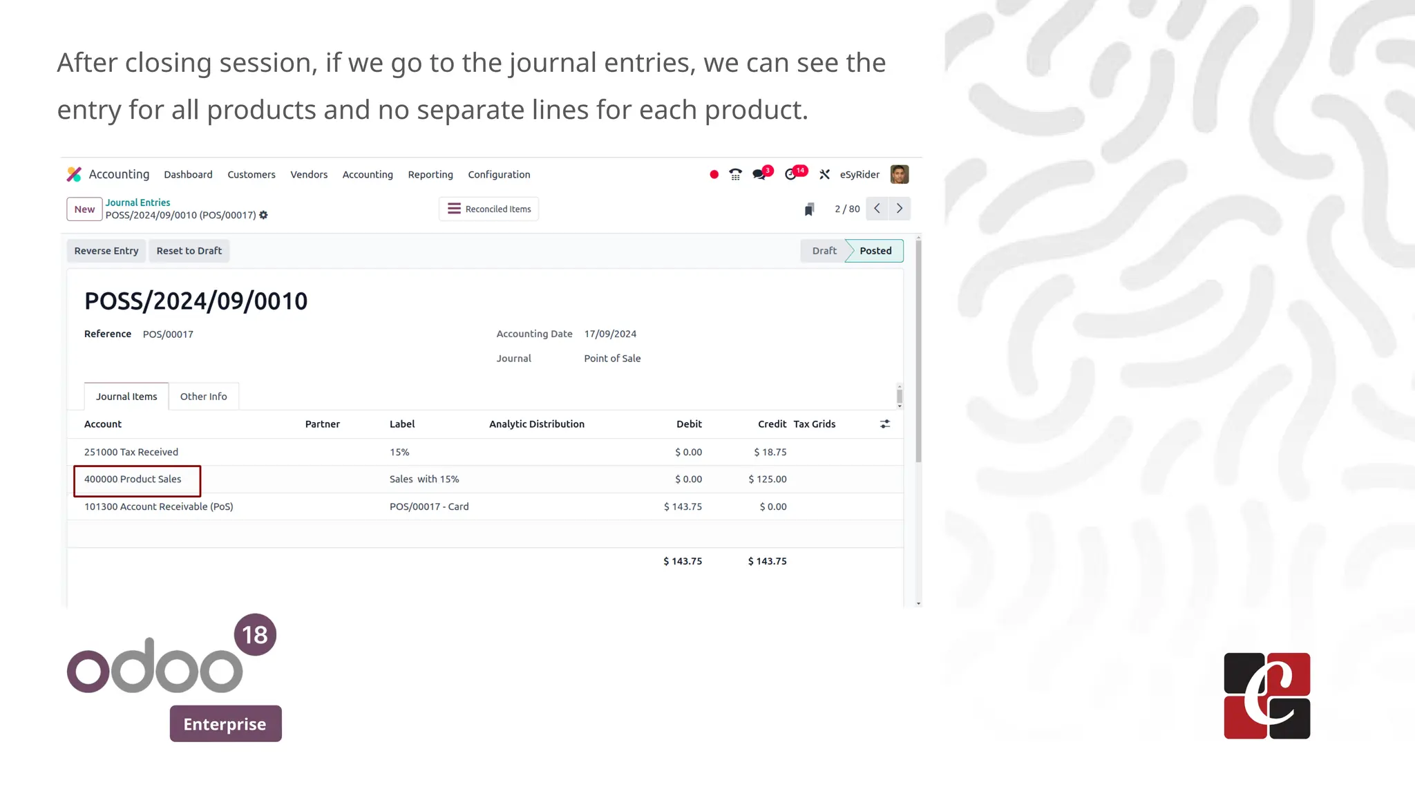 Closing Entry by Product in Odoo 18 POS.pptx