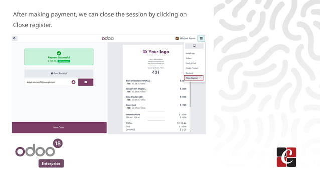 Closing Entry by Product in Odoo 18 POS.pptx | Business | Business and Finance