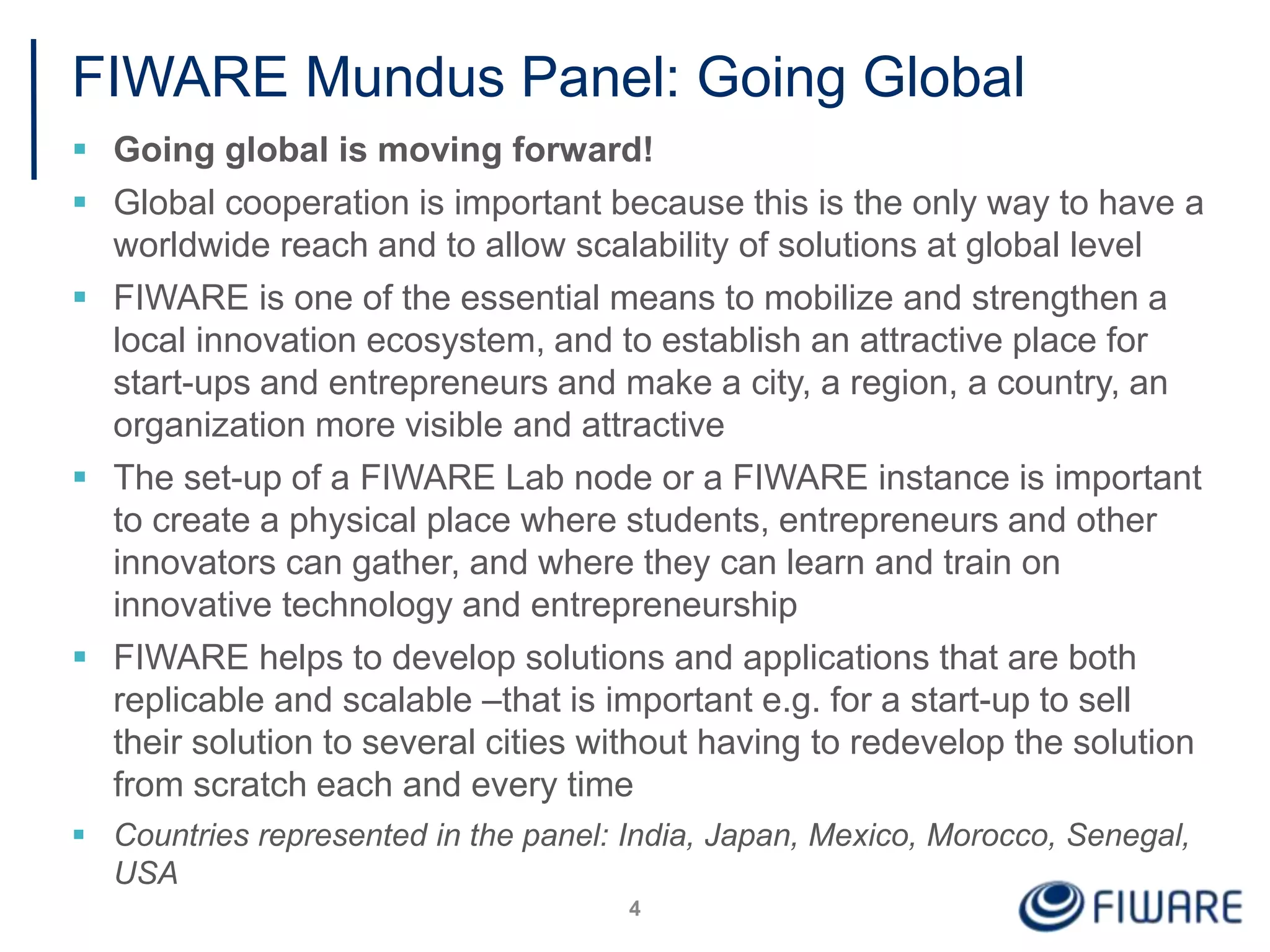 FIWARE Summit - conclusions | PPT