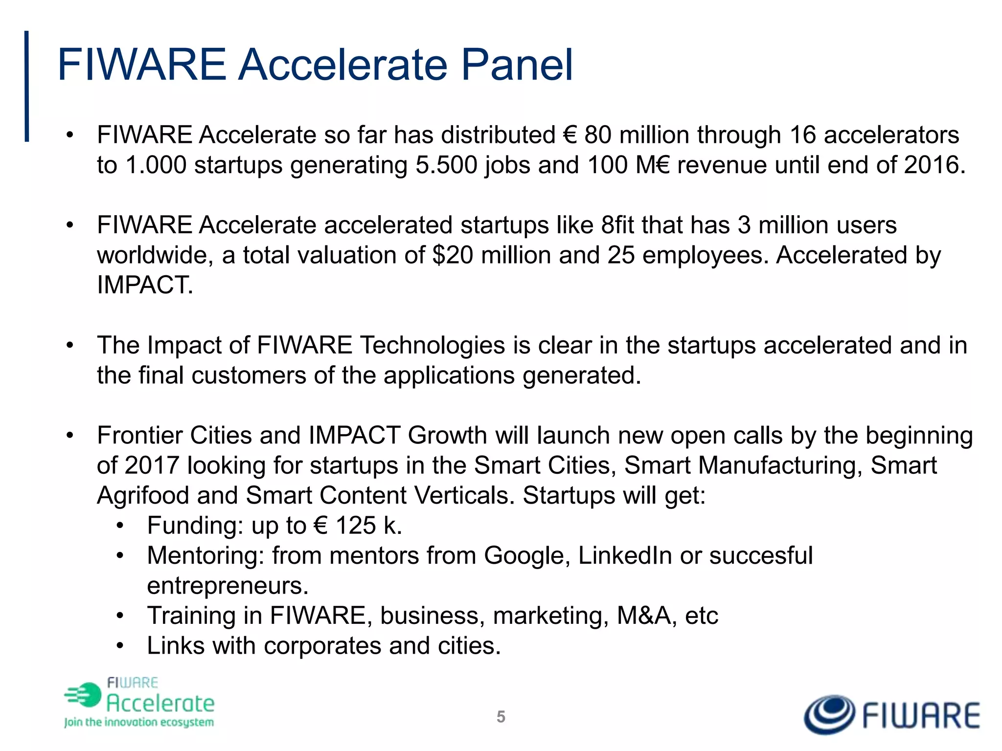FIWARE Summit - conclusions | PPT
