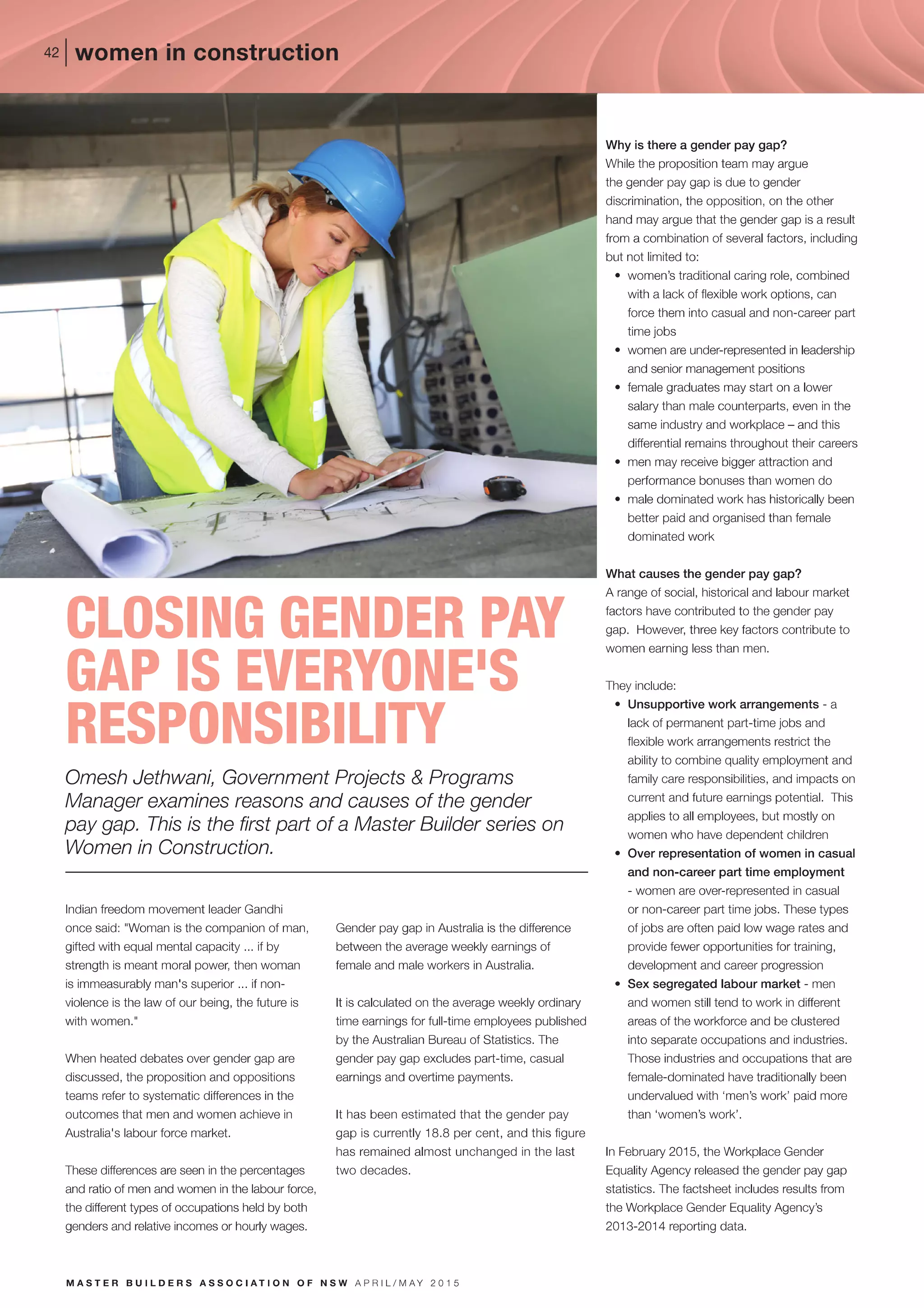 Closing Gender Pay Gap Is Everyone's Responsibility | PDF