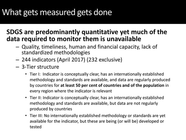 SDGs Implementation: Methodologies & Challenges | PPT