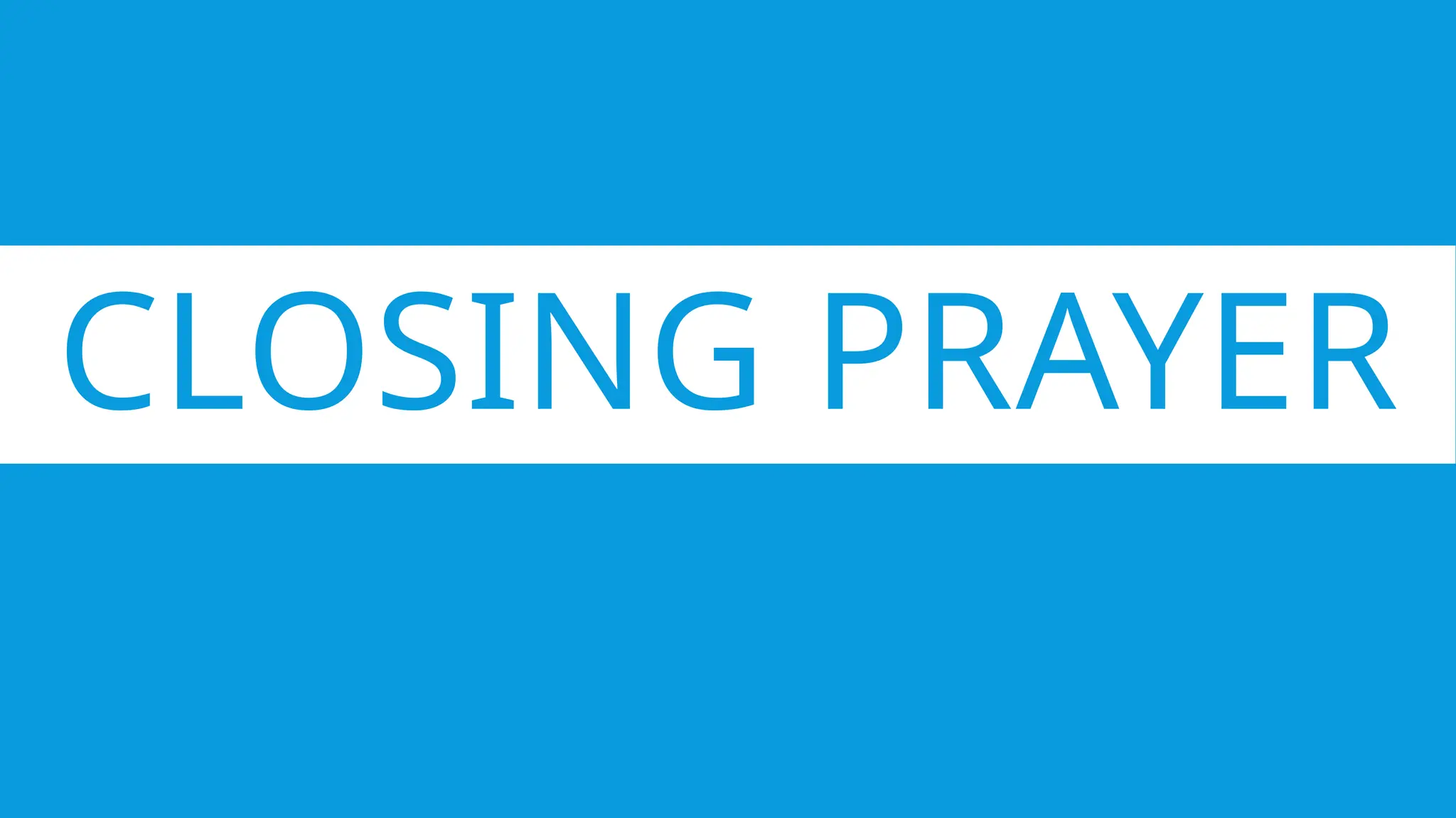CLOSING PRAYER.pptx classroom setting ppt | PPTX