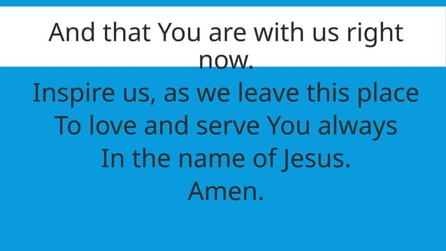 CLOSING PRAYER.pptx classroom setting ppt | PPT