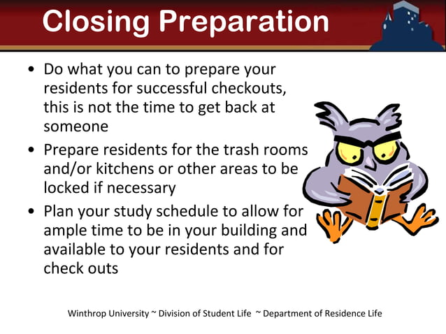 Closing Procedures Training | PPT