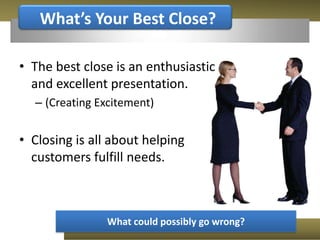 Closing Sales Sample | PPSX