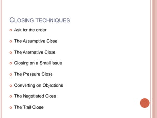 Closing skills | PPT