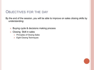 Closing skills | PPT