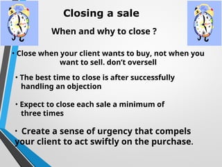 Closing Techniques -Sales Training/Coaching | PPT