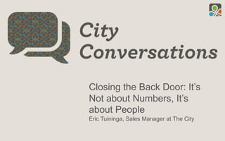 Closing the back door | PDF