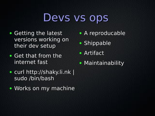 Closing the gap between Distros(devs) and their Users(ops) | PDF ...