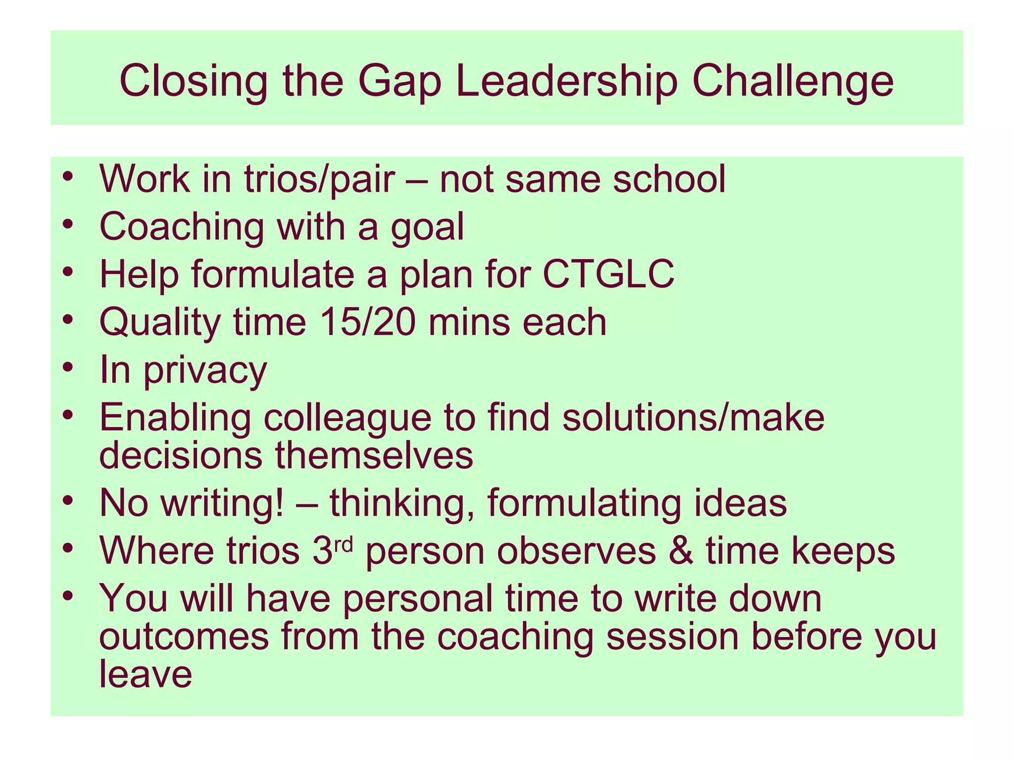 The 'Leadership Challenge' | PPT