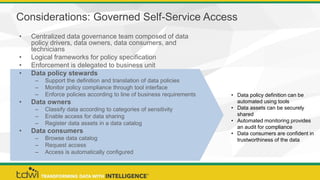 Closing the Governance Gap - Enabling Governed Self-Service Analytics | PDF