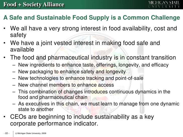Food Sustainability Call to Action