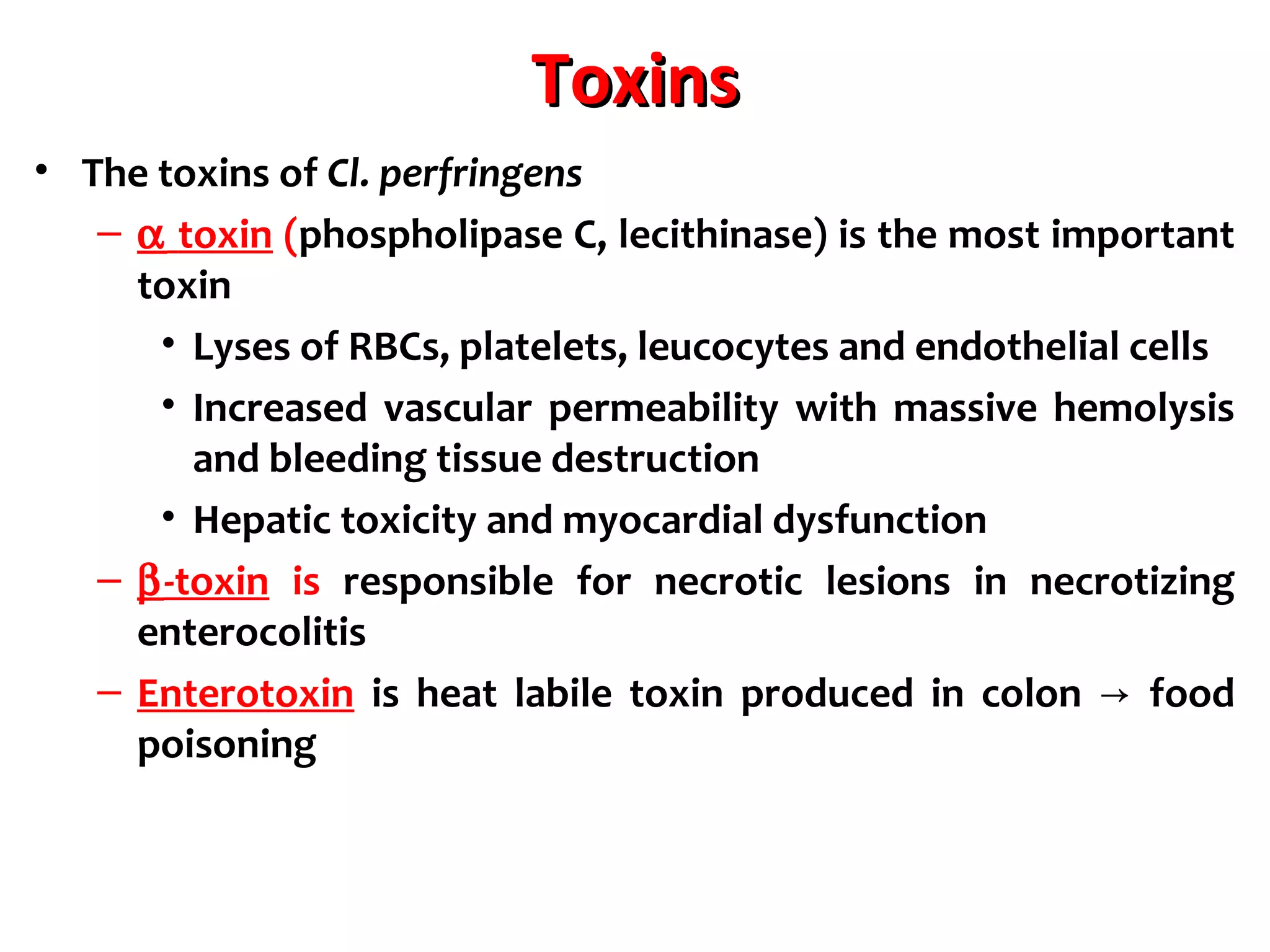 Clostridial toxins: Clostridium perfringens and Clostridium difficile | PPT