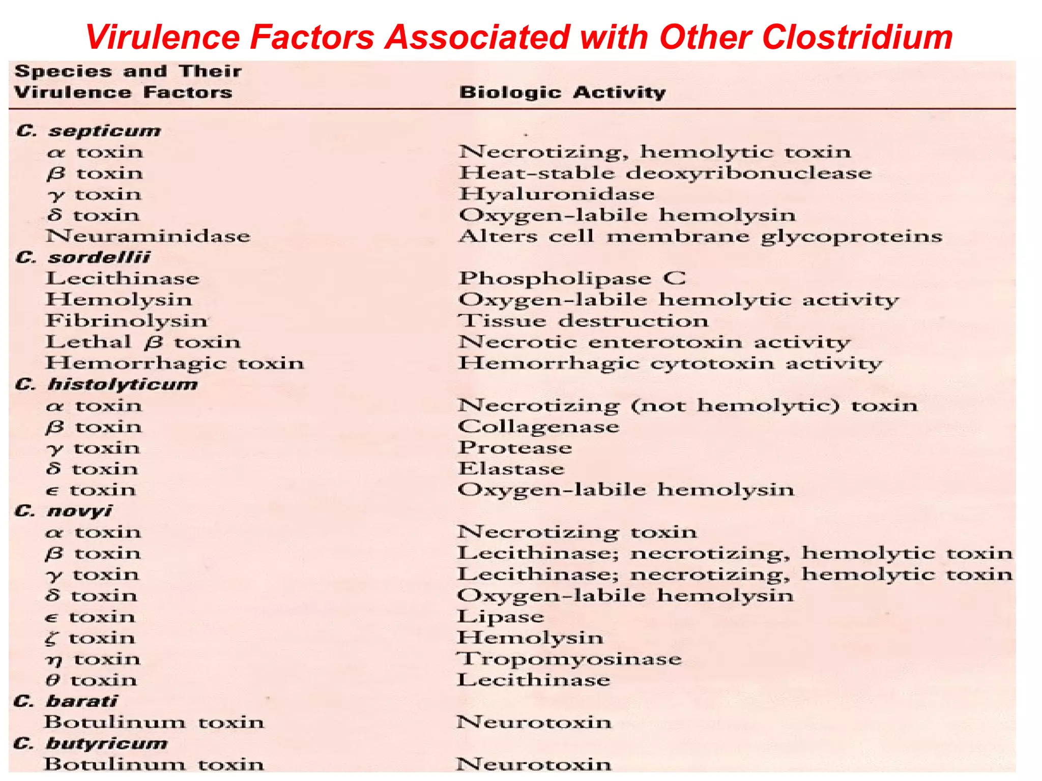 Clostridial toxins: Clostridium perfringens and Clostridium difficile | PPT