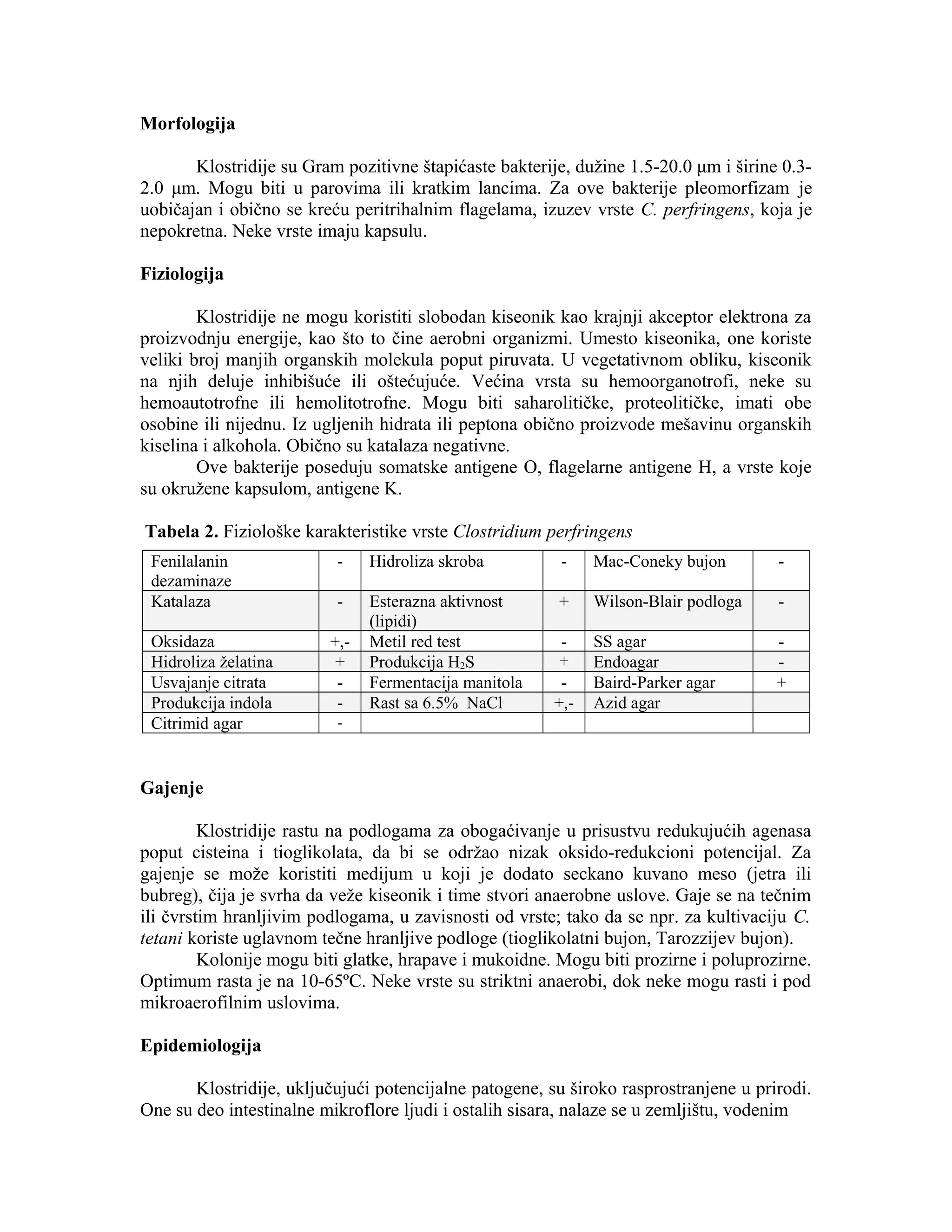 Clostridium | DOC