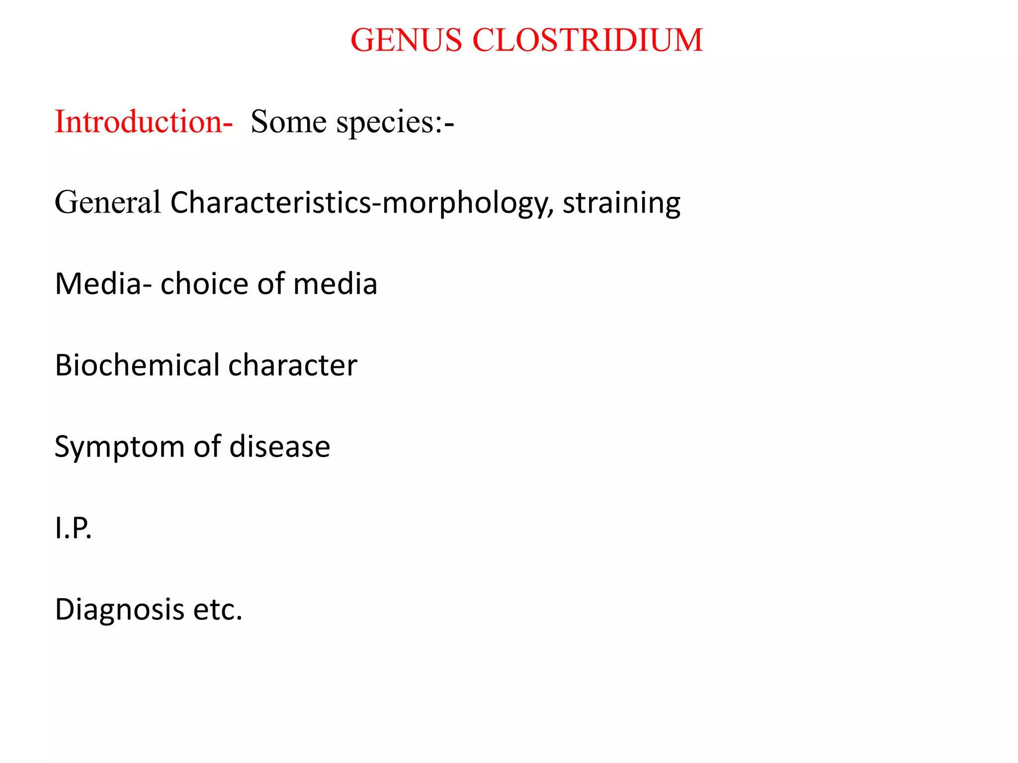 clostridium.pptx | Chemistry | Science