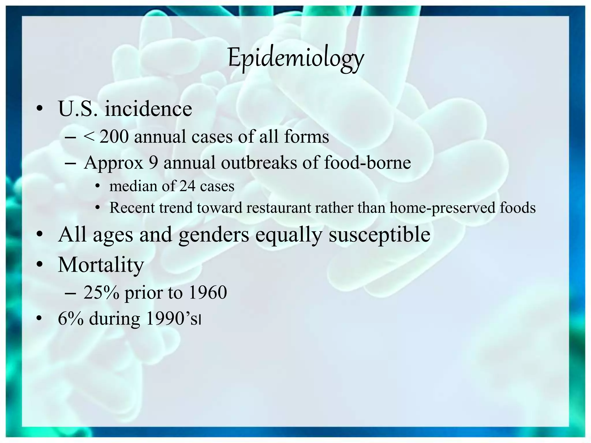 Clostridium botulinium(Microbiology) | PPTX