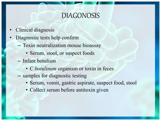 Clostridium botulinium(Microbiology) | PPTX