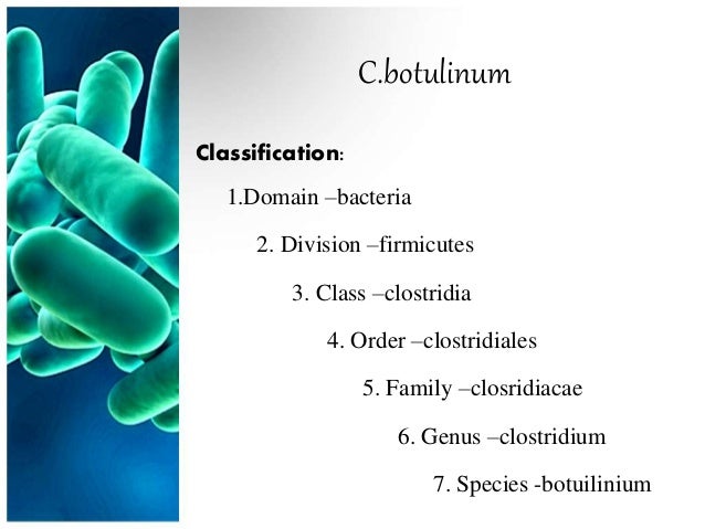 Clostridium botulinium(Microbiology)