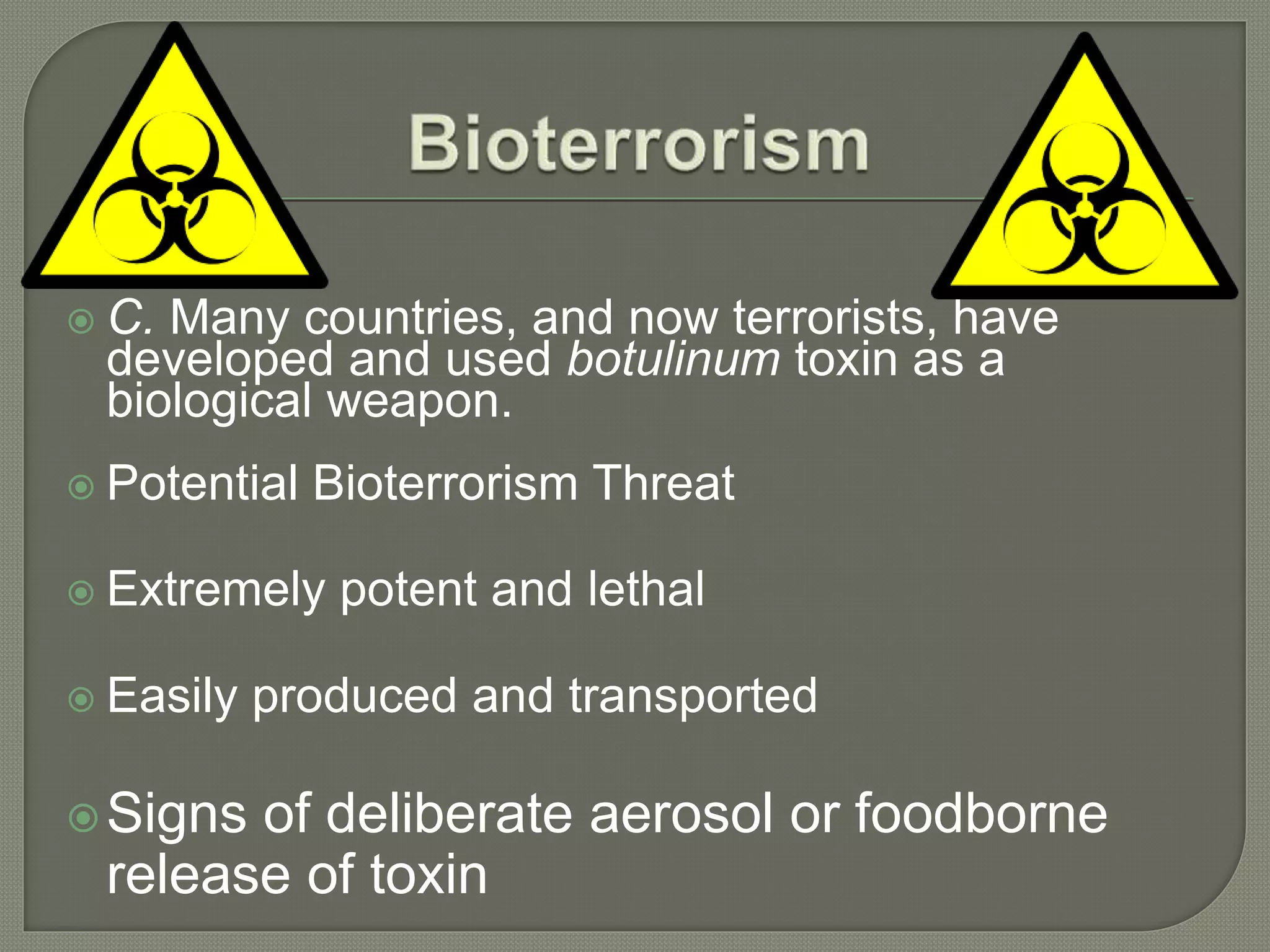 Clostridium botulinum | PPTX