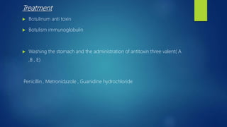 Clostridium botulinum disease | PPTX