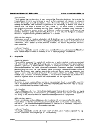 Clostridiumbotulism | PDF