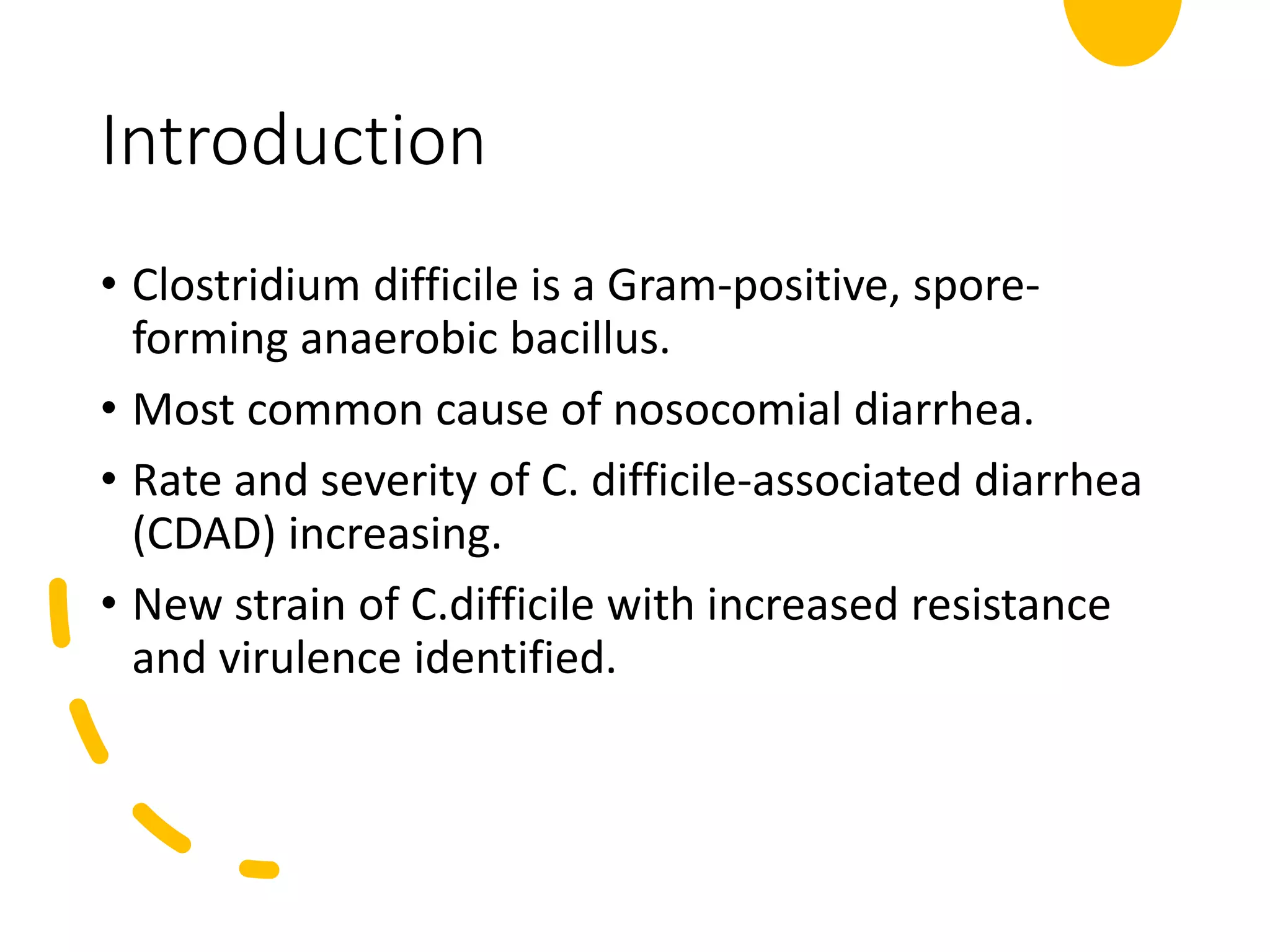 Clostridium difficile pptx - Rasol Sindy | PPTX