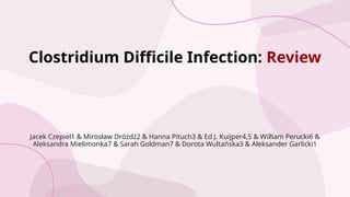 Clostridium Difficile eeeeeeeeeeeeeeeeeee | PPTX
