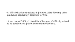 Clostridium Difficile Infection(CDI).pptx