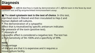 Clostridium difficle microbiology lecture | PPTX
