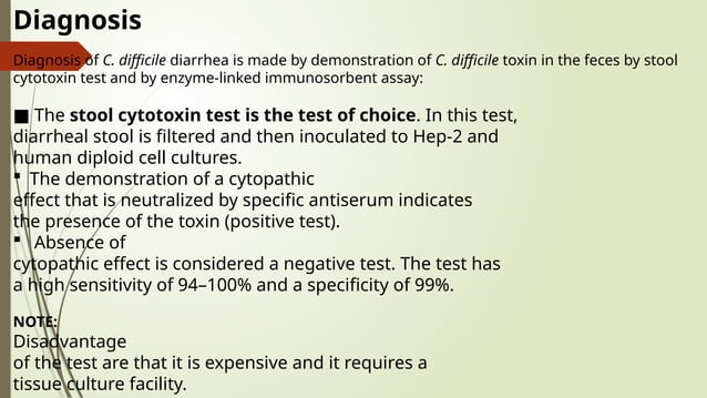 Clostridium difficle microbiology lecture | PPTX