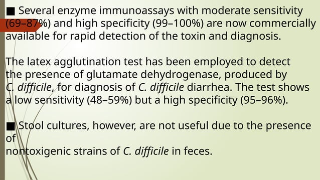 Clostridium difficle microbiology lecture | PPTX