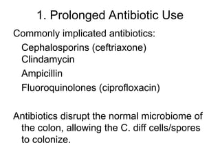 Clostridium difficle infection.ppt...... | PPT