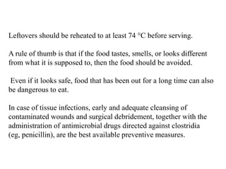 power point presentation of clostridium perfringens for health care ...