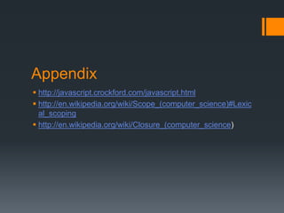 Closure | PPTX | Programming Languages | Computing