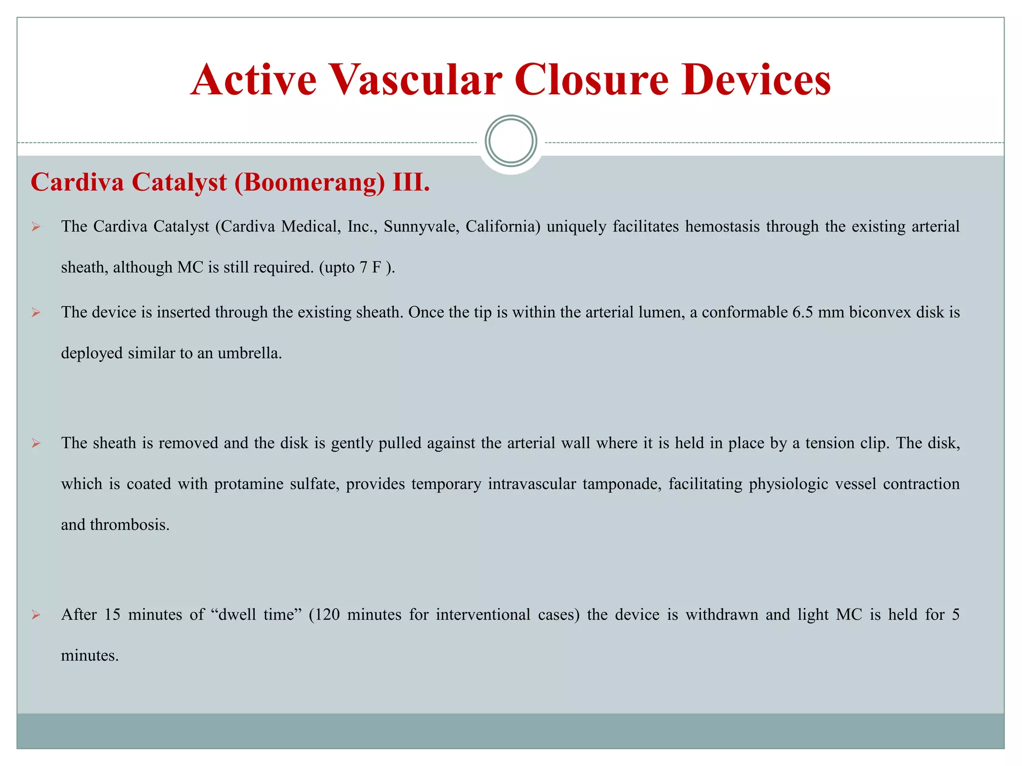 Closure devices | PPTX