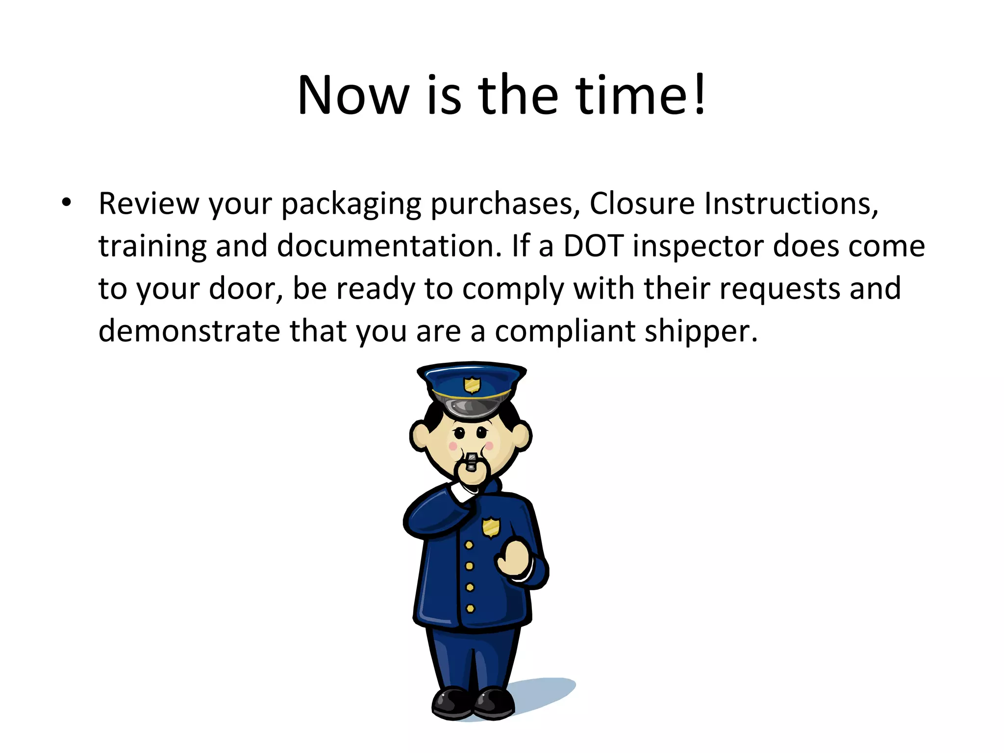 Closure Instructions Labelmaster Sept 2009 | PPT