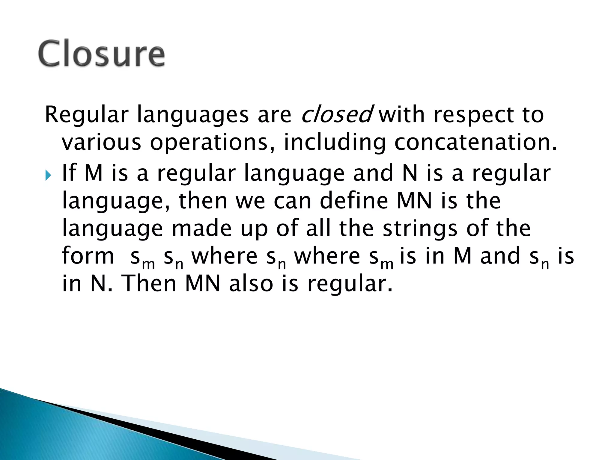 Closure properties | PPTX