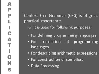 Closure properties of context free grammar | PDF | Programming Languages | Computing