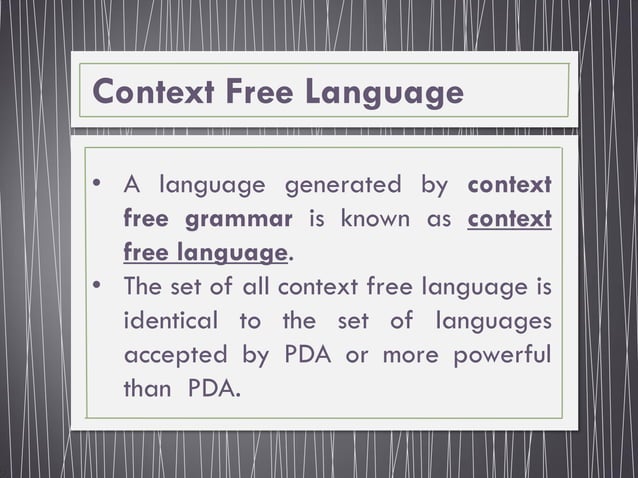 Closure Properties Of Context Free Grammar Pdf Programming Languages Computing