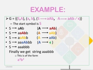 Closure properties of context free grammar | PDF