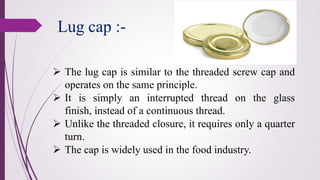 Closures & closure liners. ppt | PDF